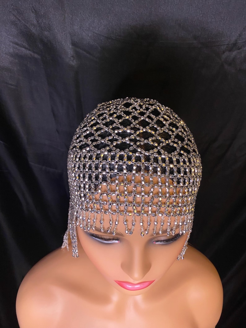 Silver Pearl Goddess Metal Head Piece Jewelry Luxury for Weeding ...