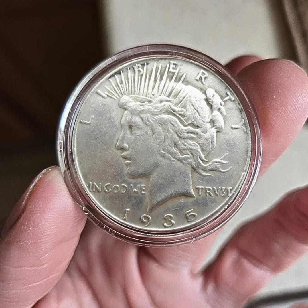 1935 Peace Dollar US Peace Dollar Commemorative Collectible Coin. - Etsy