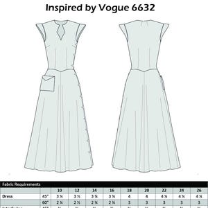 1940s Vintage Dress Sewing Pattern Multi-size PDF: Bust 36-40 Inch ...