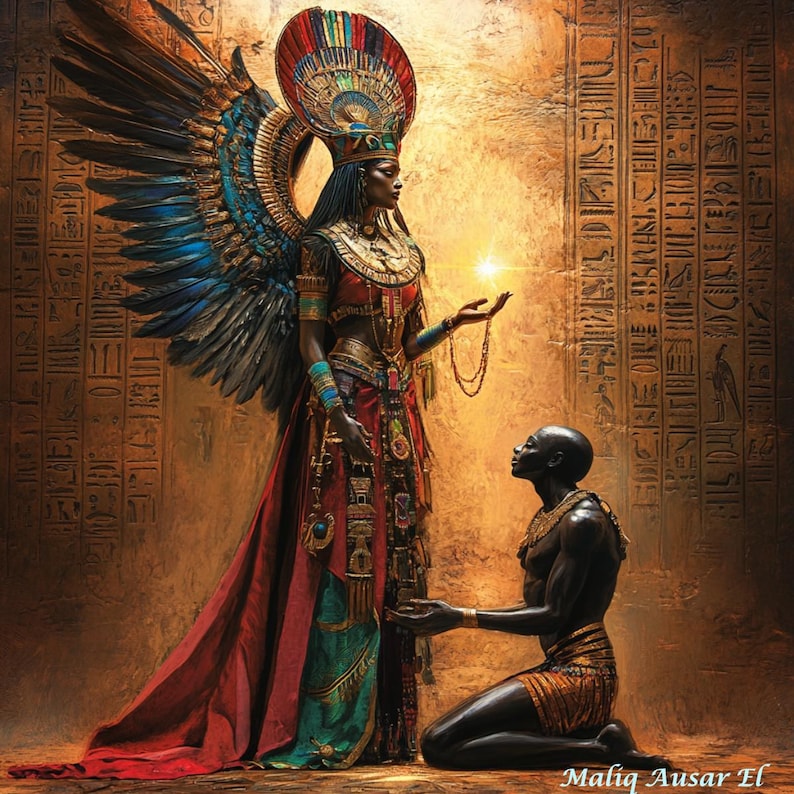 Digital Download | Instant Wall Art | Aset and the Gift of the Soul ...