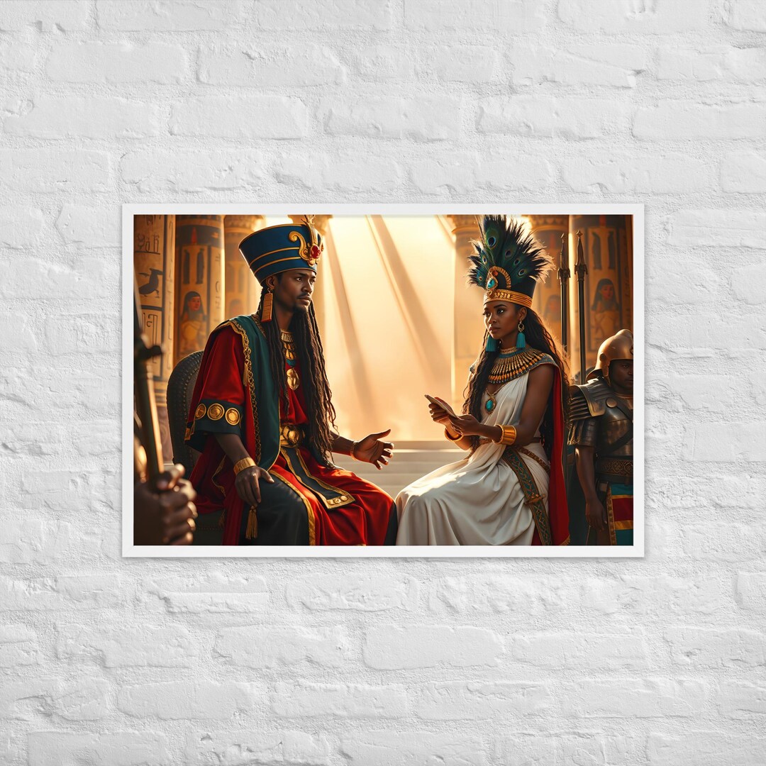 Physical Print | Shipped to You | the Throne of Eternal Egypt — Nubian ...
