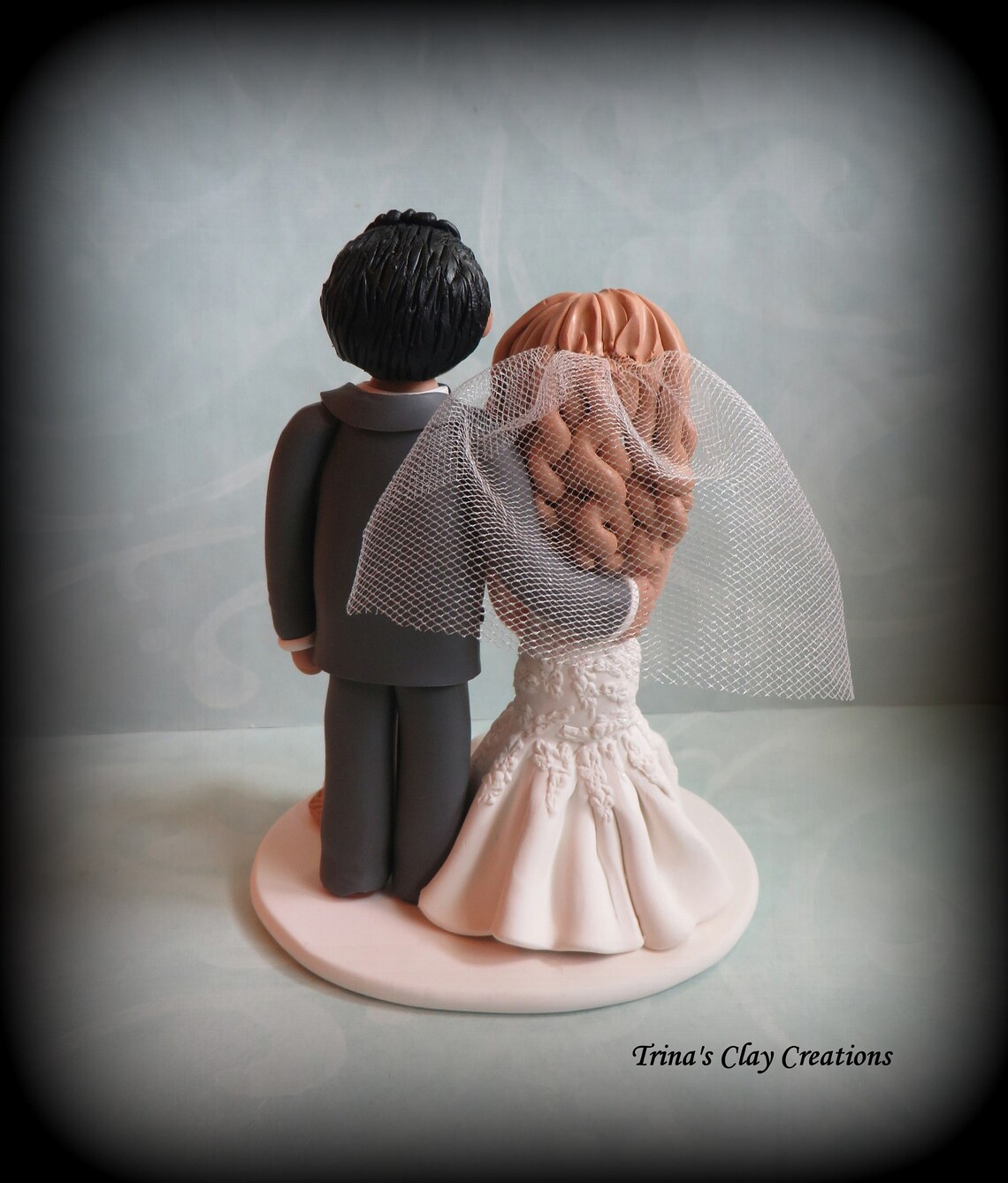 Wedding Cake Topper Custom Wedding Topper Bride and Groom | Etsy