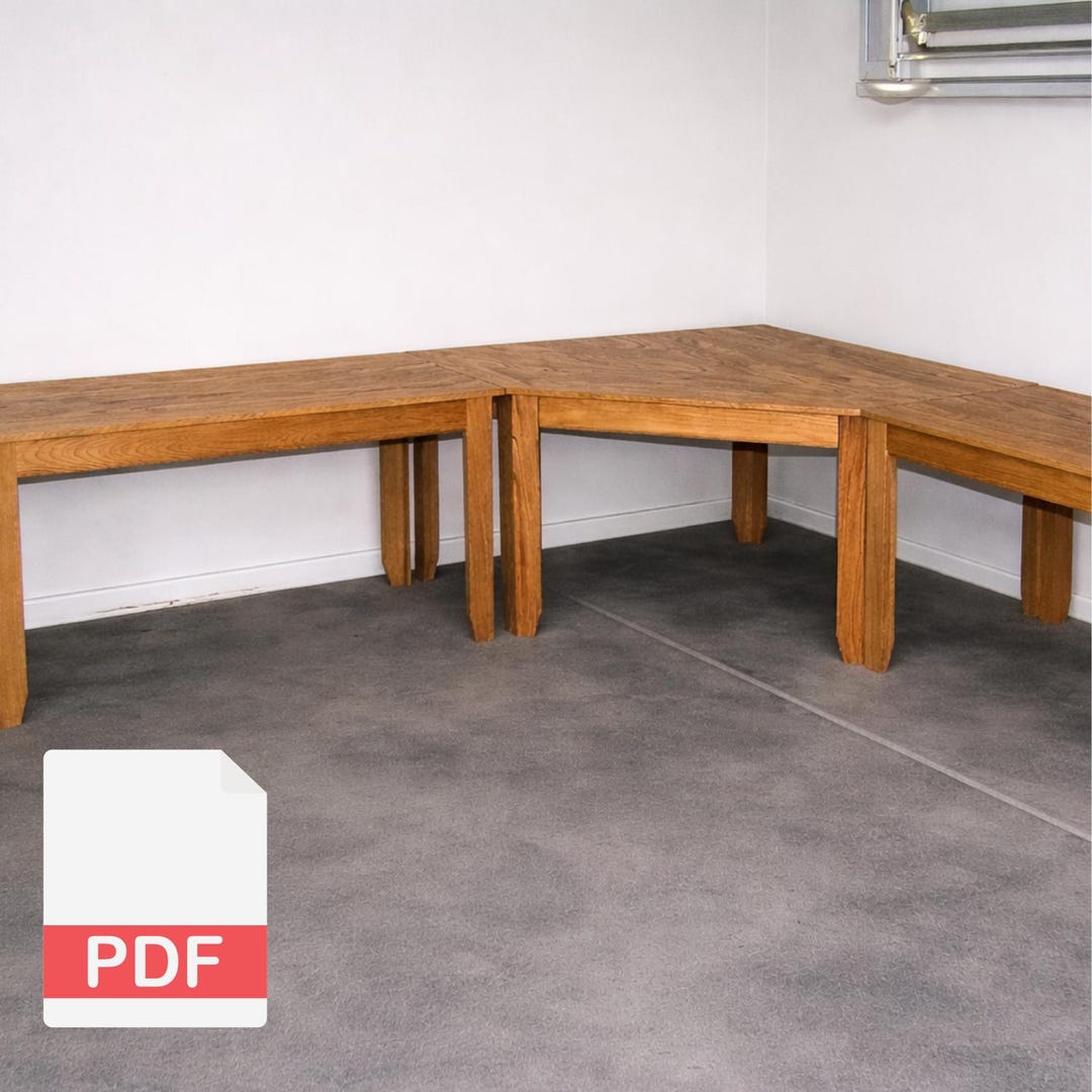 Wooden Hobby Center Table PDF Plan | DIY Center Table Woodworking ...