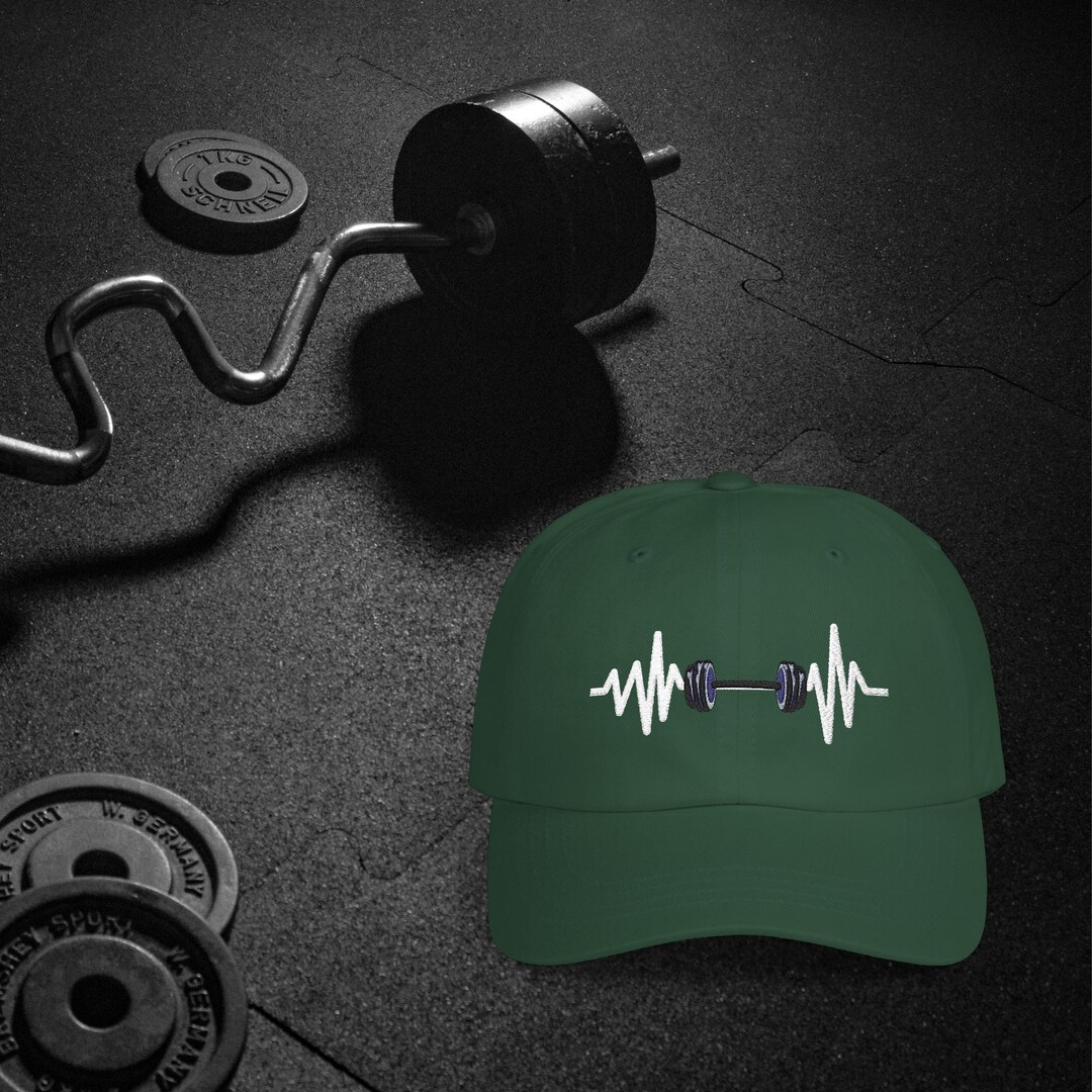 Funny Cap Dumbell Heart, Father's Day Gift, Quote Cap Bodybuilding ...