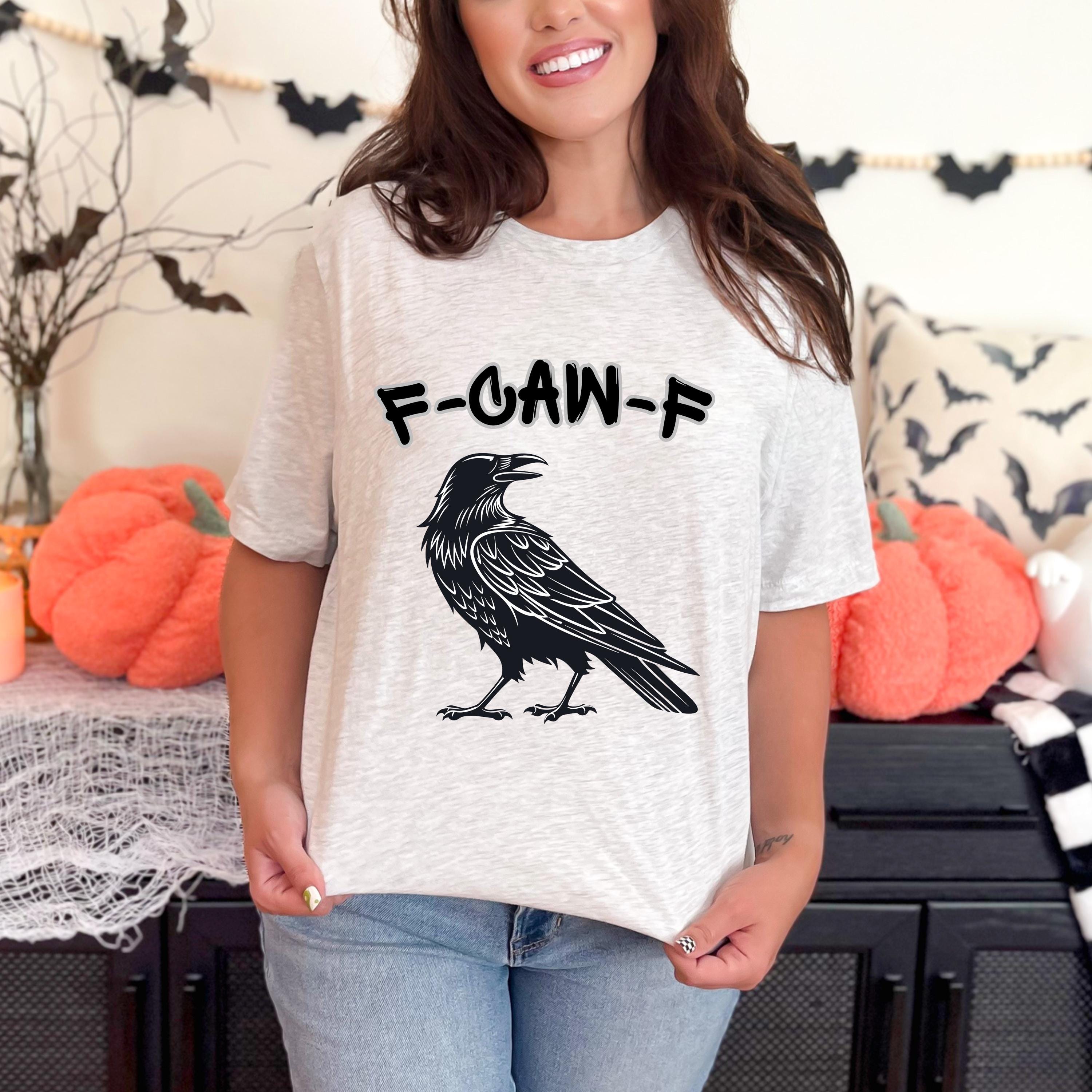 Funny Raven F-caw-f Svg-png-jpg-pdf: Gothic Crow Art (digital) - Etsy