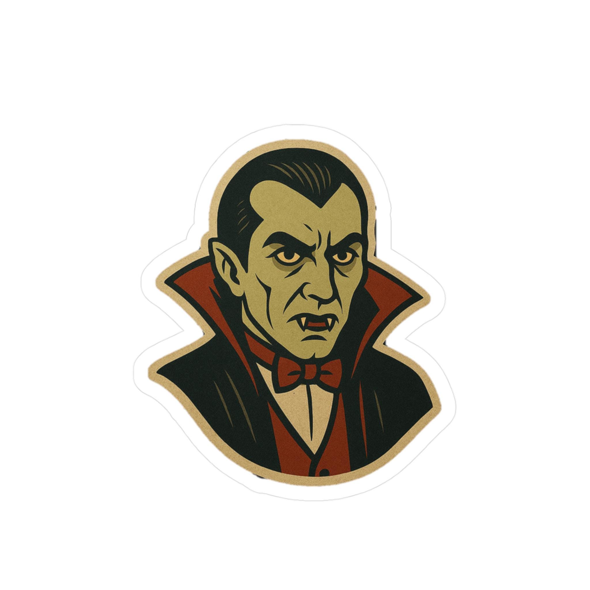 Vintage Dracula, Vintage Halloween Sticker - Etsy