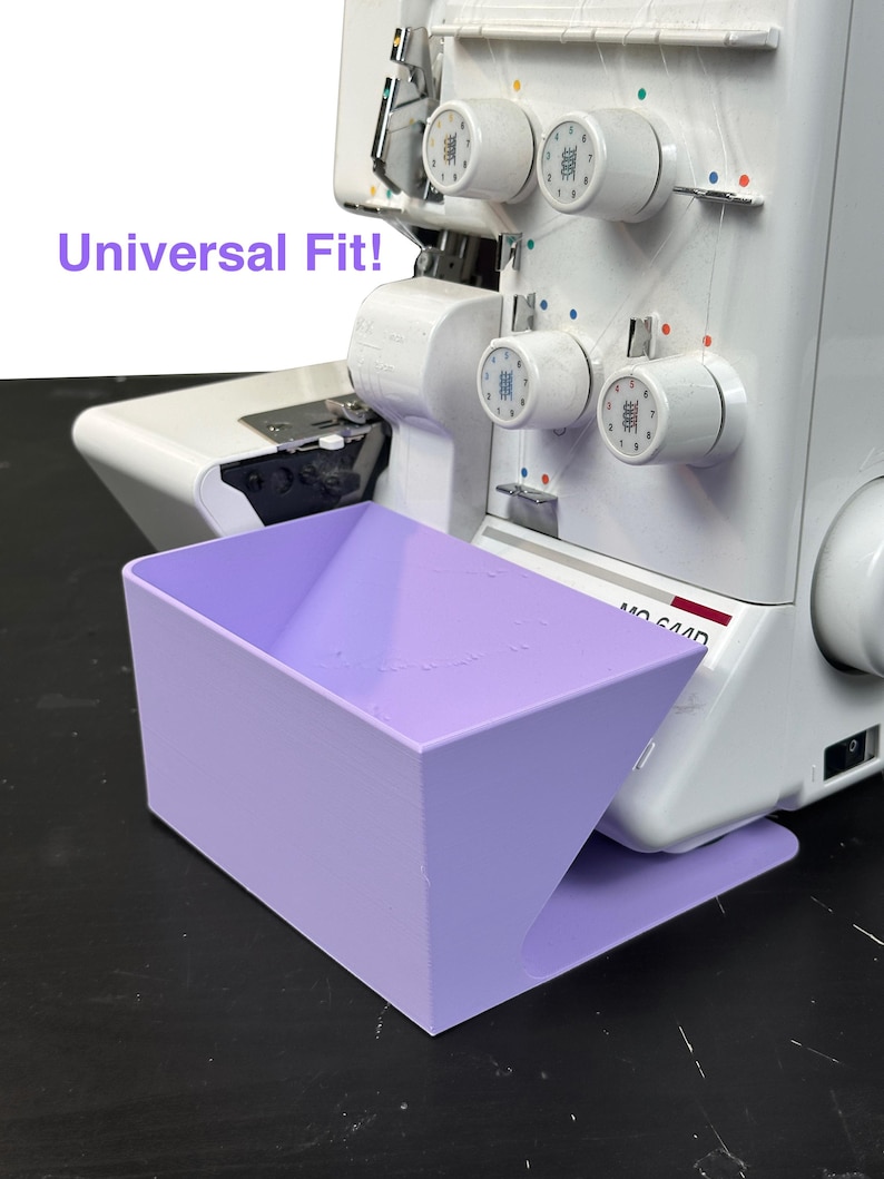 Universal Serger Scrap Catcher – Sewing Trim Bin, Fits Most Machines - Etsy