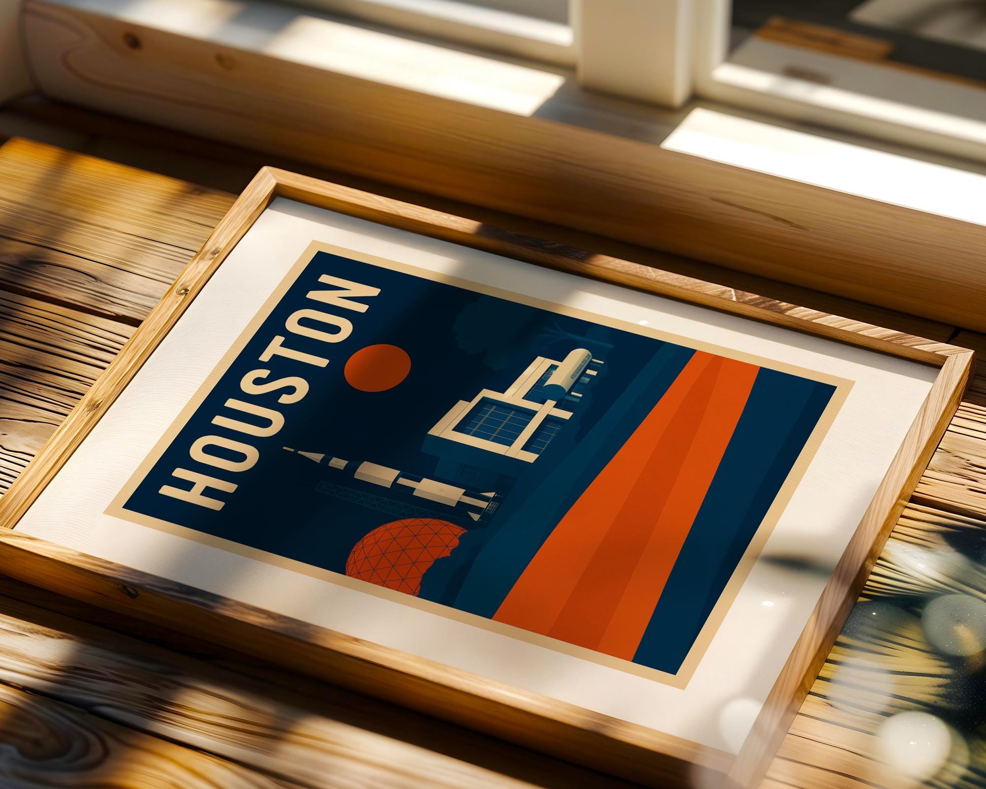 Minimalist Houston Poster, City Art Print, Houston Wall Art, Modern ...