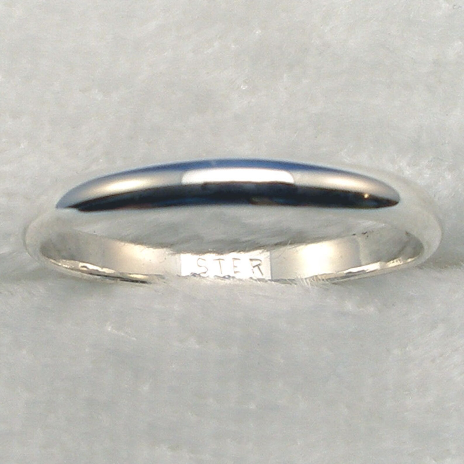 2 Mm Silver Ring for Child Girl or Woman Hand Crafted | Etsy