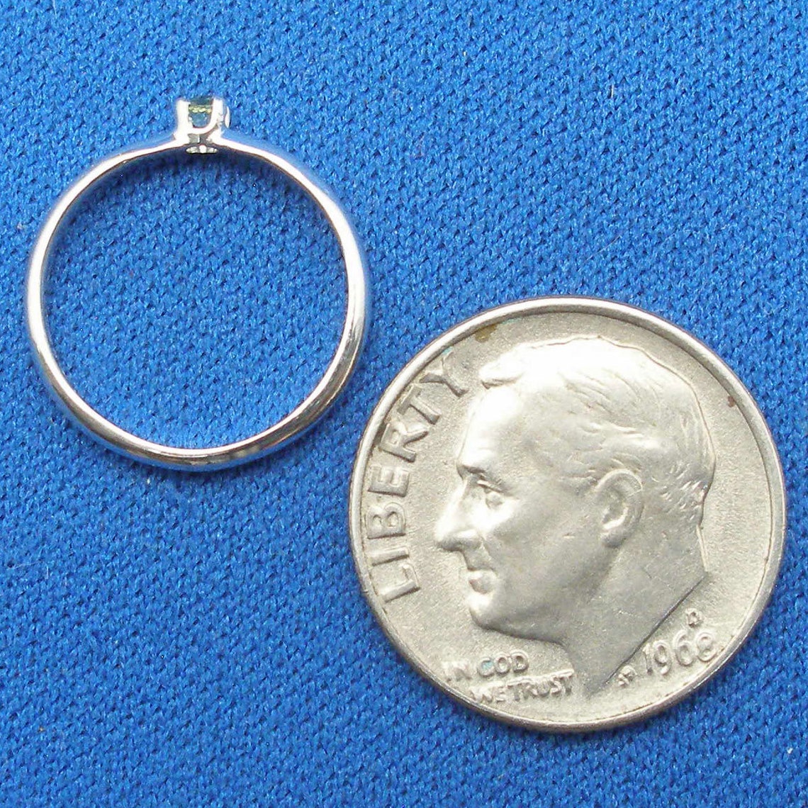 Peridot Baby Keepsake Ring August Birthstone Hand Crafted | Etsy