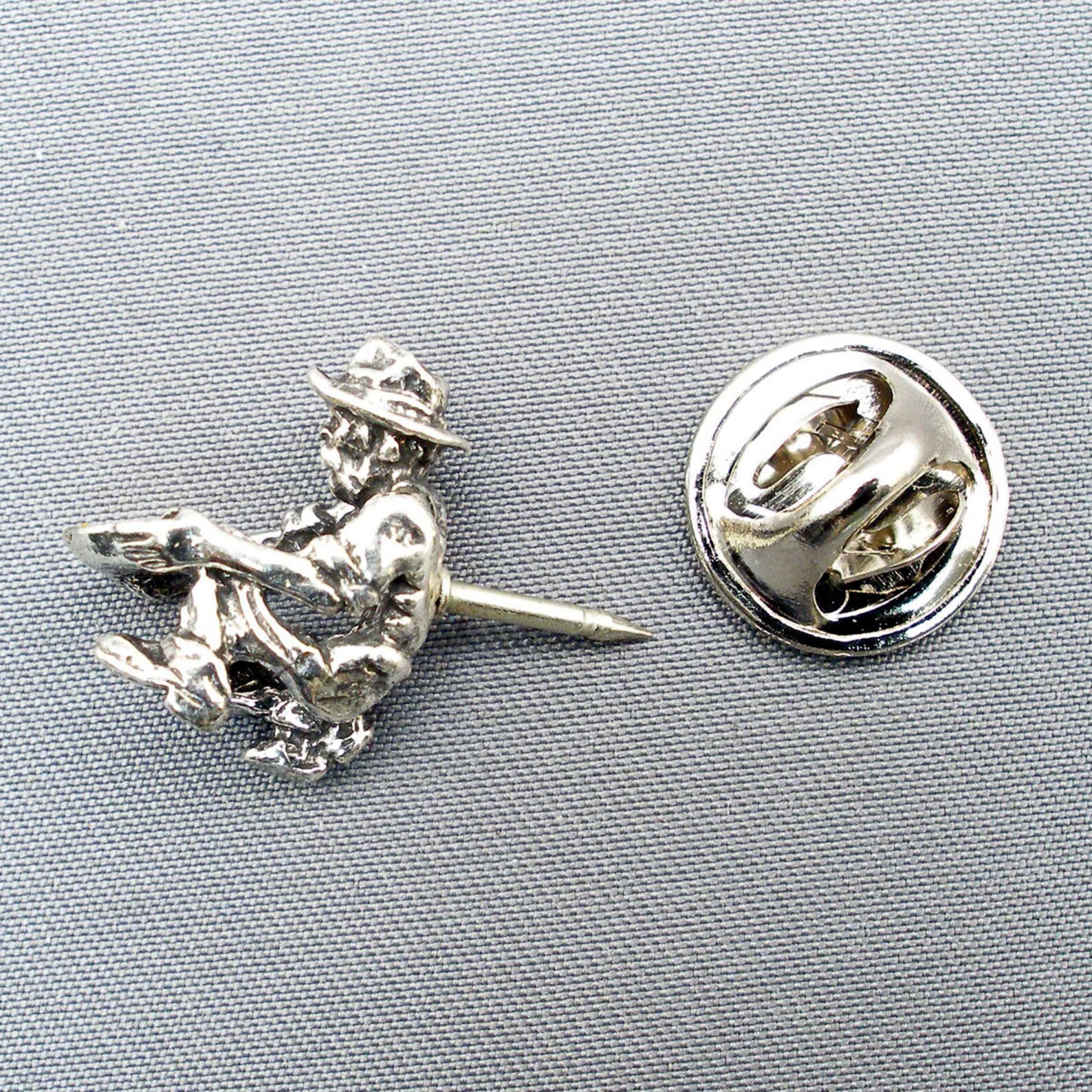 Gold Miner Hat Tack Lapel Pin Pure Gold Flakes Sterling Silver - Etsy