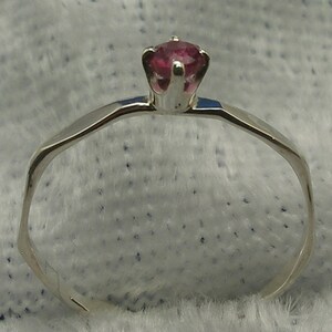 Ruby Baby Keepsake Ring July Birthstone Hand Crafted - Etsy