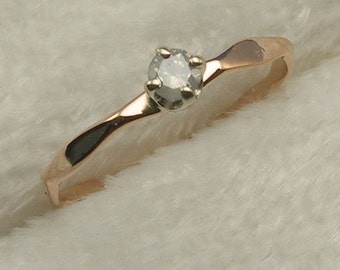 Baby Diamond Ring - Etsy