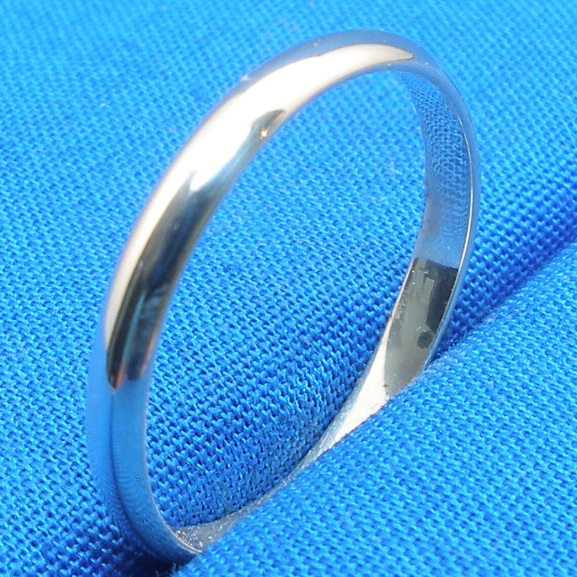 2 Mm Silver Ring for Child Girl or Woman Hand Crafted | Etsy