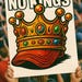 Printable No Kings Poster, Red Hat Crown Digital Protest Sign, Activist ...