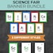 Science Fair Periodic Table Chemistry Banner Science Teacher Classroom ...