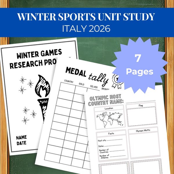 Unit Studies - Etsy