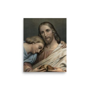 Christ and St John Poster - Etsy