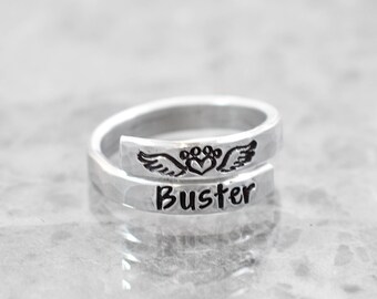 Dog Memorial Ring | Etsy