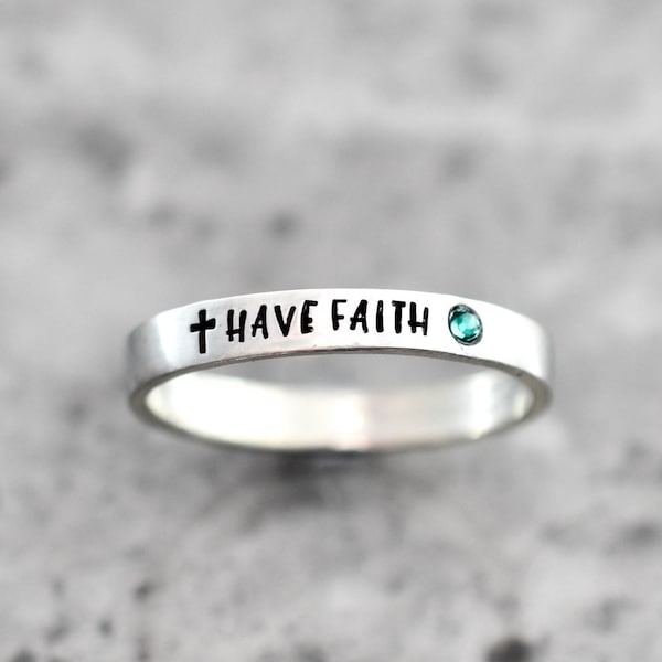 Faith Ring - Etsy