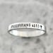 Scripture Ring, Cross Ring, Bible Verse Ring, Faith Ring, Philippians 4 ...