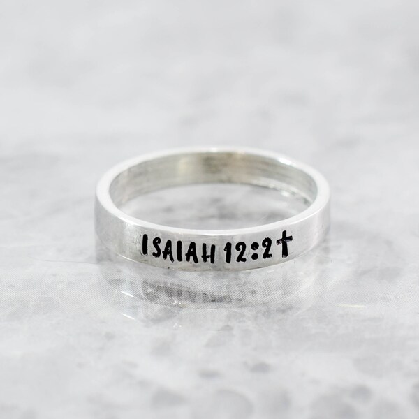 Bible Verse Ring - Etsy