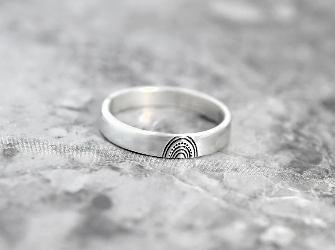 Boho Rainbow Ring, Rainbow Bridge, Minimalist, Pride Ring, Friendship ...