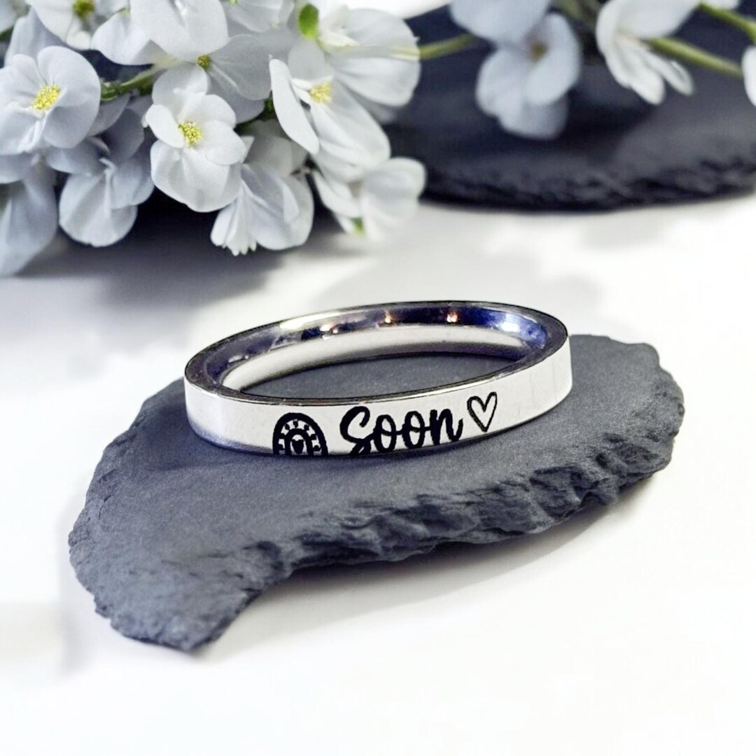 IVF Support Gift, Infertility Jewelry, Conception Ring, Soon, Your ...