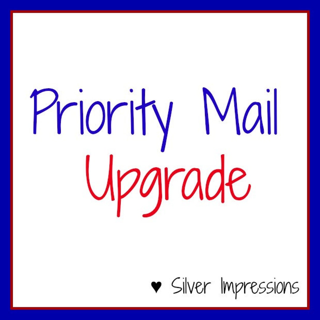 Priority Mail Upgrade - Etsy
