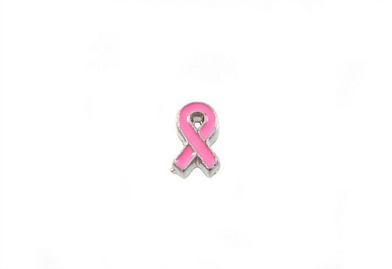 Pink Beast Cancer Awareness Ribbon Floating Charm - Pink Ribbon ...