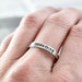 Cross Ring, Bible Verse Scripture Ring, Faith Ring, Skinny Stacking ...