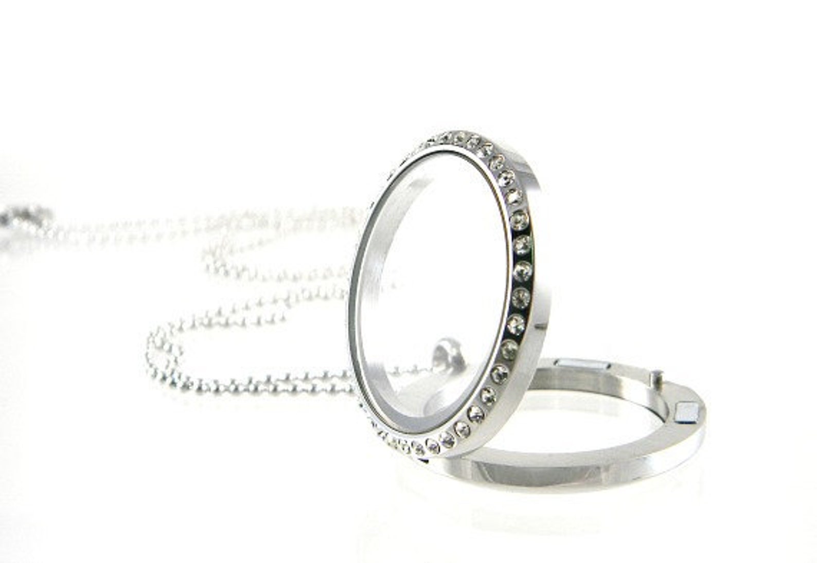 Floating Charm Locket Family Tree of Life Necklace | Etsy