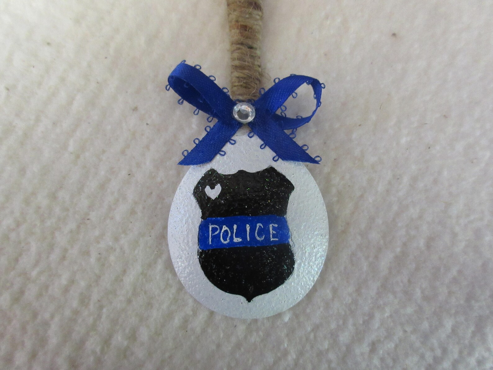 Hand Painted Police Spoon Christmas Ornament - Etsy