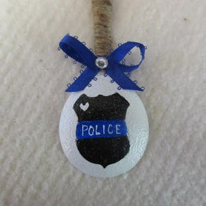 Hand Painted Police Spoon Christmas Ornament - Etsy