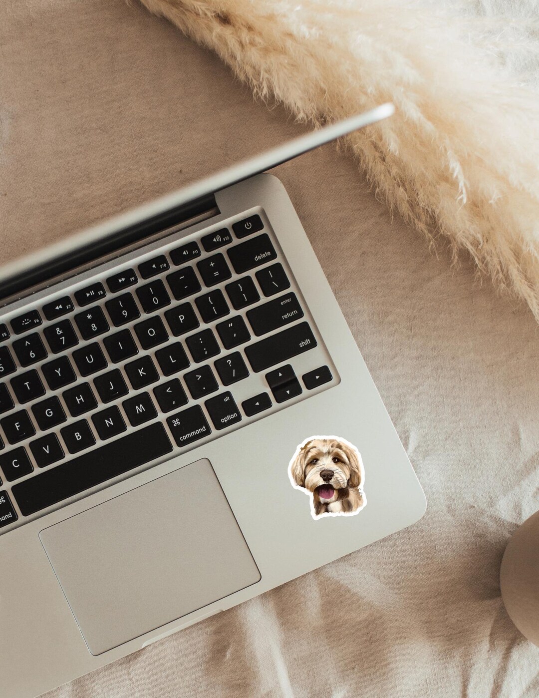 Hand-drawn Labradoodle | Labradoodle Sticker | Waterproof Bottle ...
