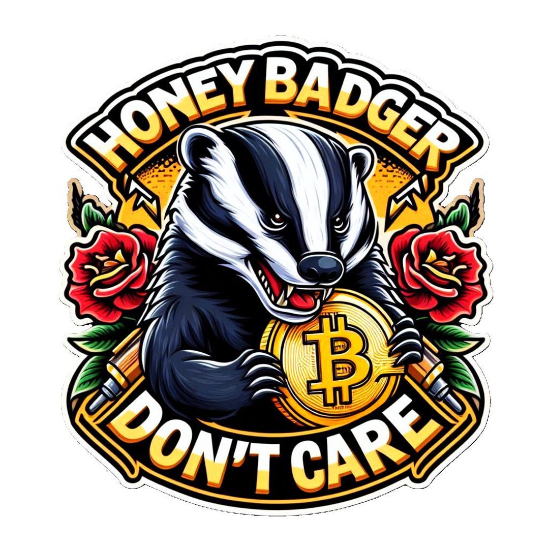 Honey Badger Don't Care - Etsy