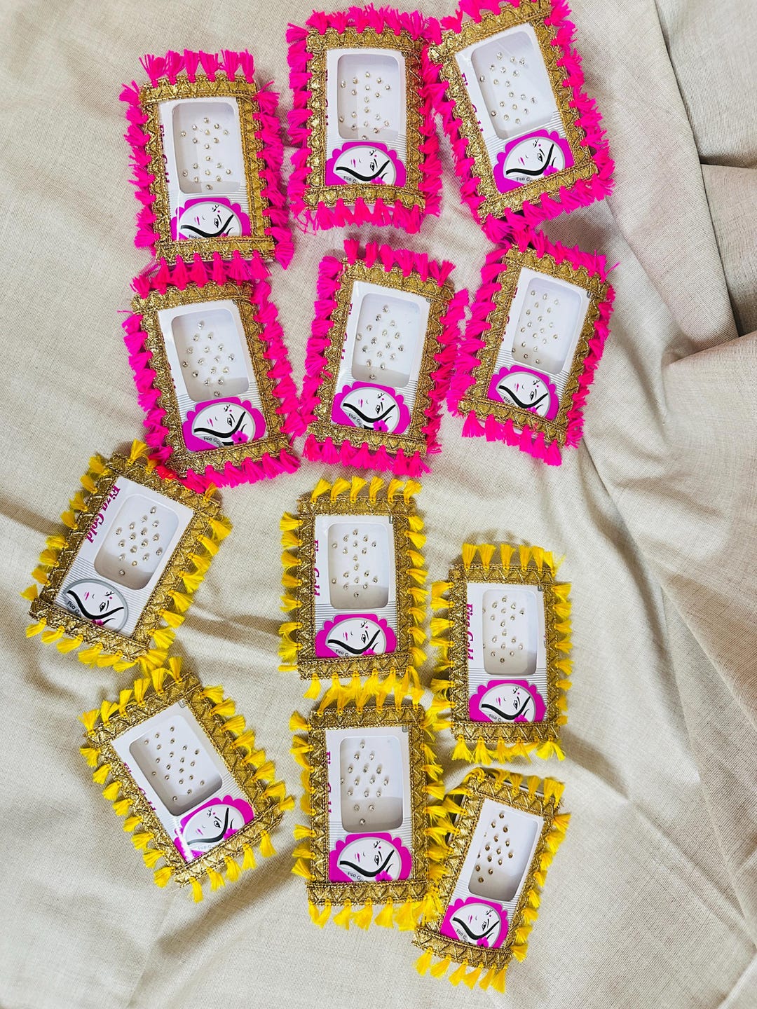 Crystal Bindi Packets: Indian Wedding Favor, Sangeet Gift - Etsy Australia