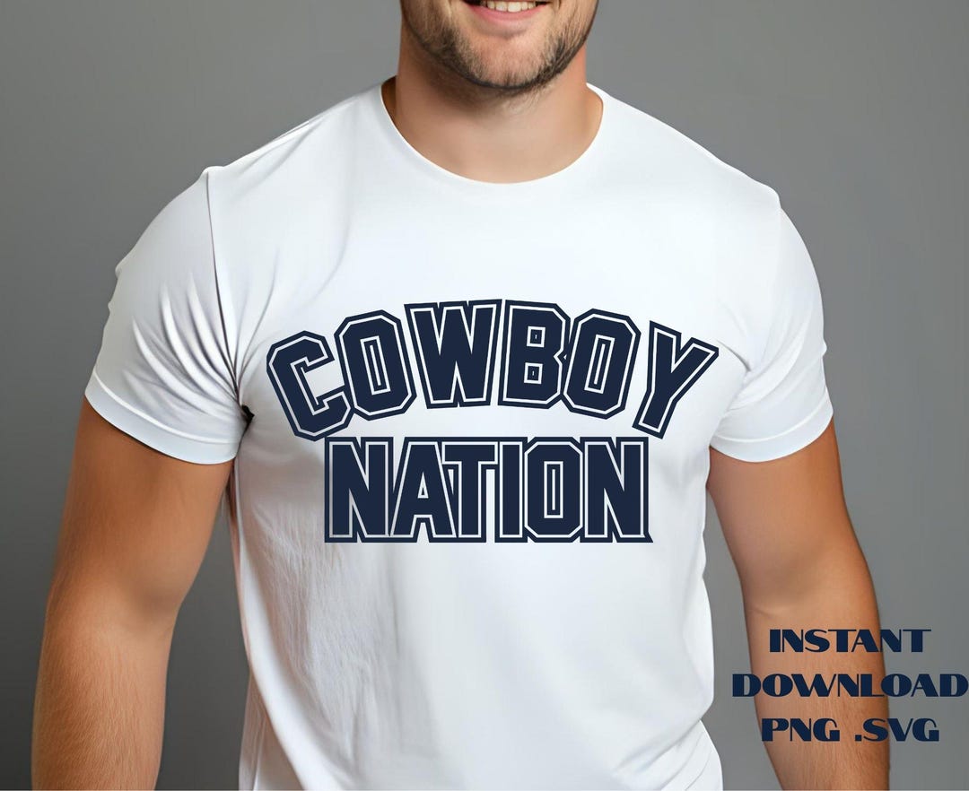 Cowboy Nation PNG & SVG: Dallas Fan Sublimation File, Cricut Cut File ...