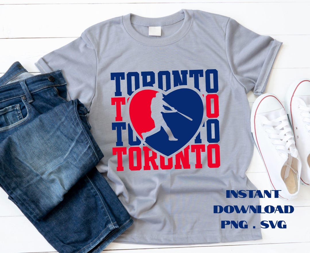 Toronto Blue Jays Heart SVG: Baseball Team Fan Digital Download - Etsy