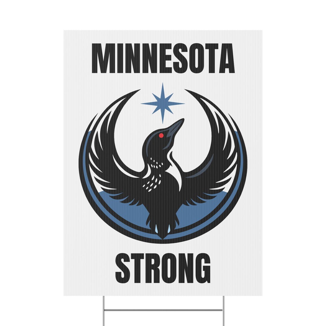 Minnesota Rebel Loon Yard Sign | Anti-ice - Etsy