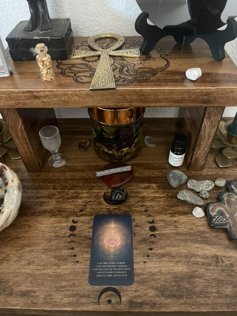 It is Time Abundance Sigil Altar Card - Etsy