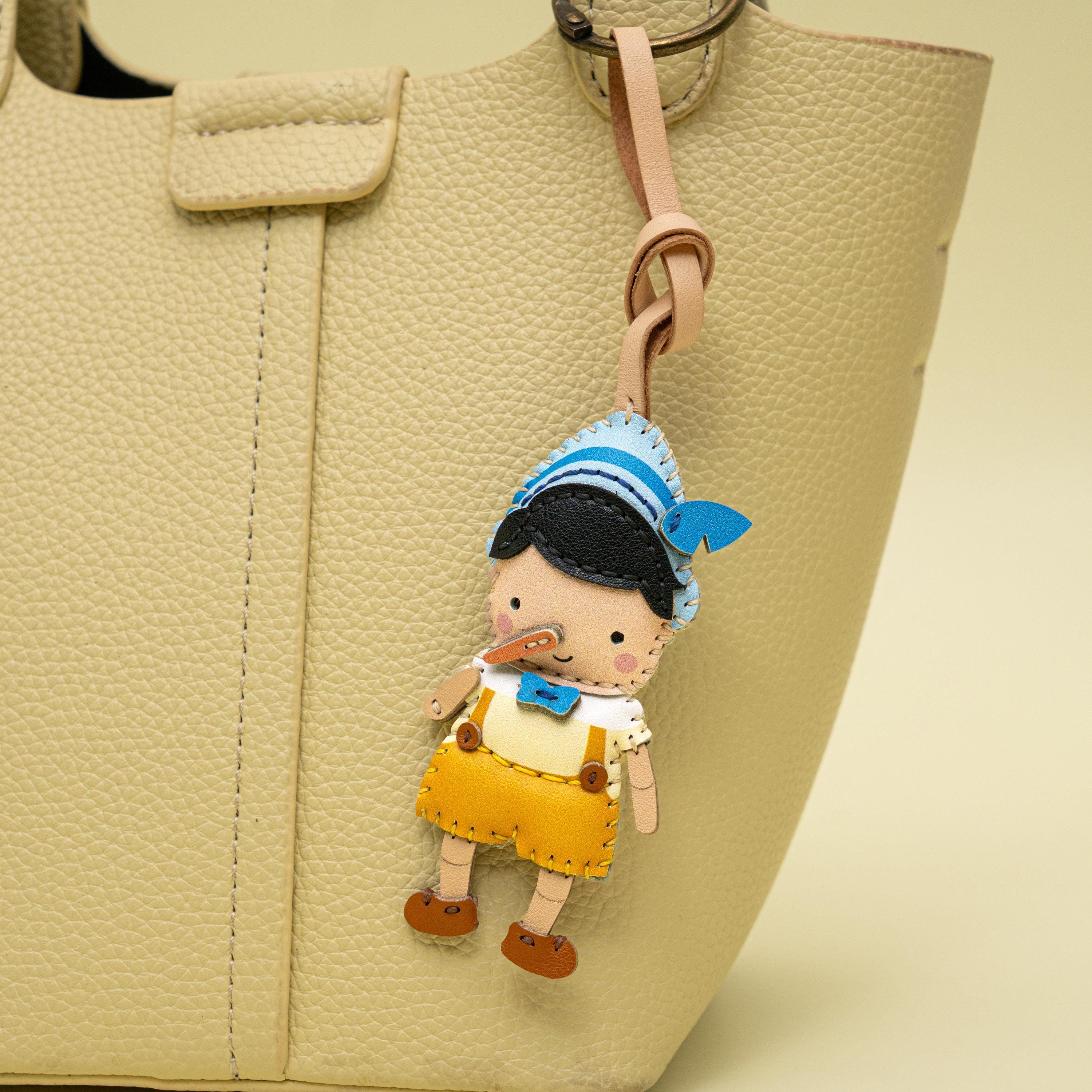 Leather Bag Charm Collection – Handmade Purse Charms & Keychains – Cute ...