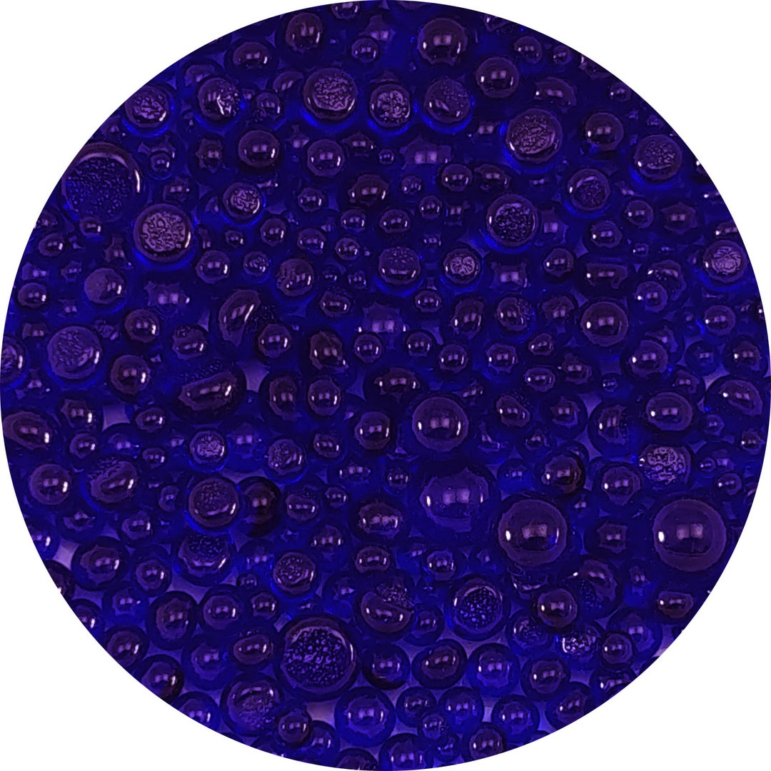 Dark Blue Trans COE 96 Oceanside Fusable Glass Frit Balls - FB136-96 - Etsy