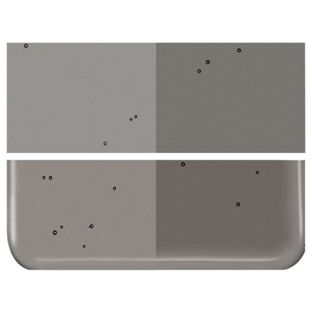 Charcoal Gray Transparent COE 90 Bullseye 3mm Sheet Glass 3 Inch Square ...