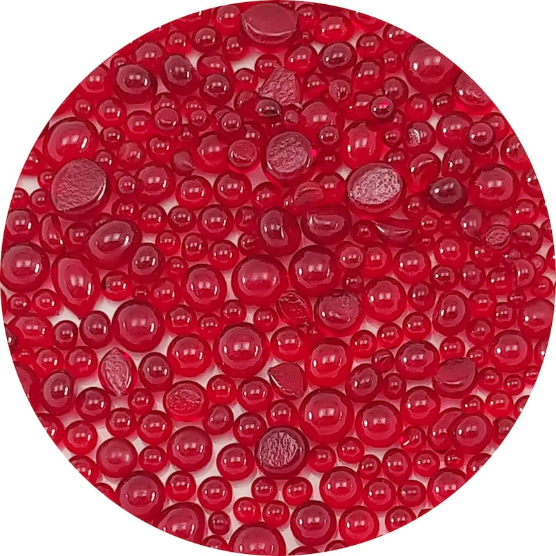 Red Glass Balls - Etsy UK