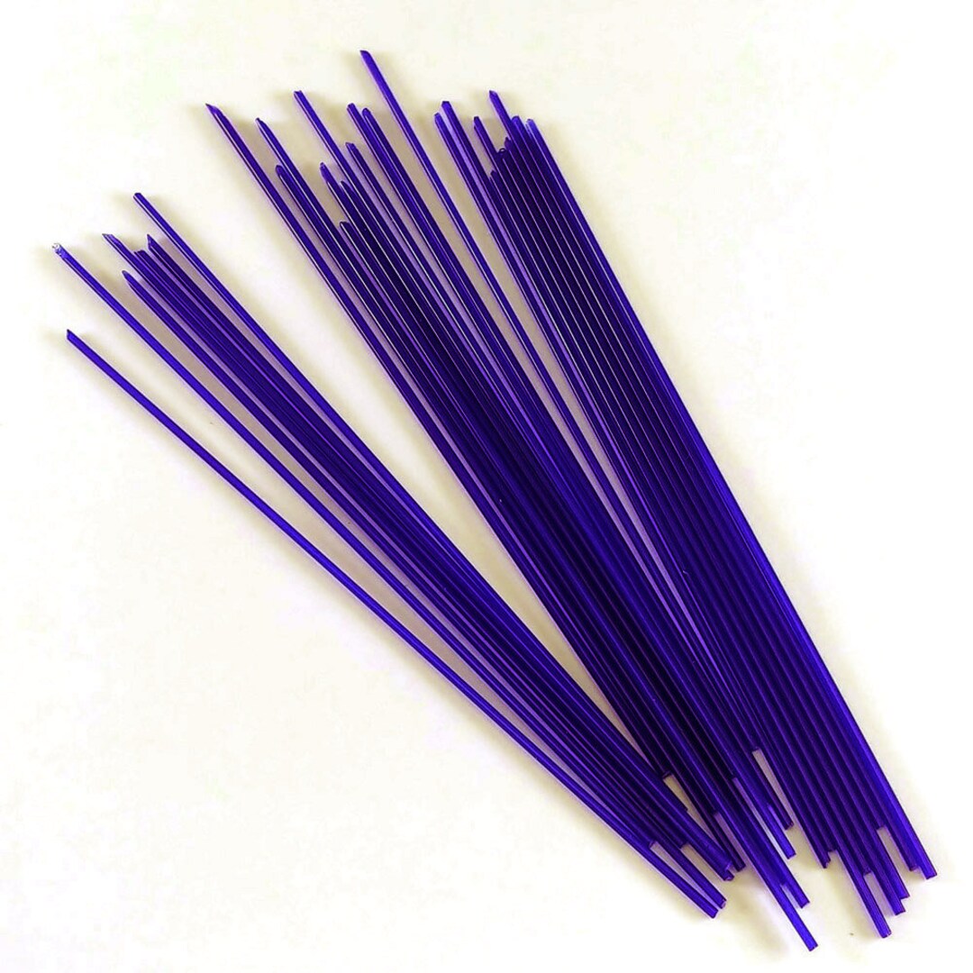 Cobalt Blue Opal COE 96 Stringer Sample - S-2306-96 Oceanside Glass ...