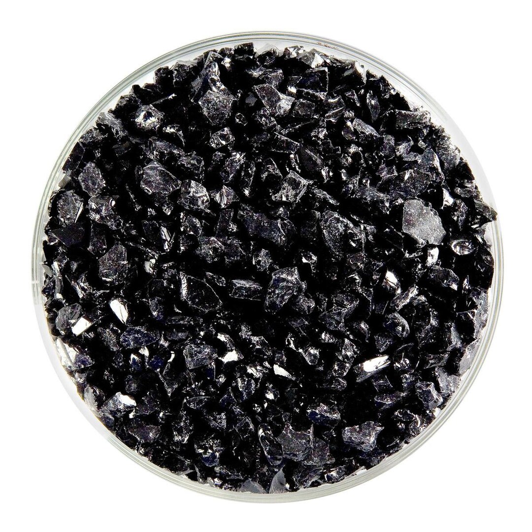 Black Glass Frit Coarse Bullseye COE 90 Fusible - Etsy