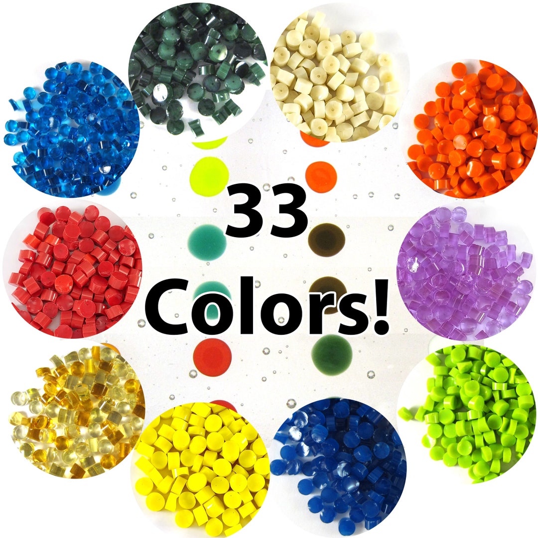 6mm Glass Dots - COE 90 Bullseye Glass - 33 Colors! - Etsy