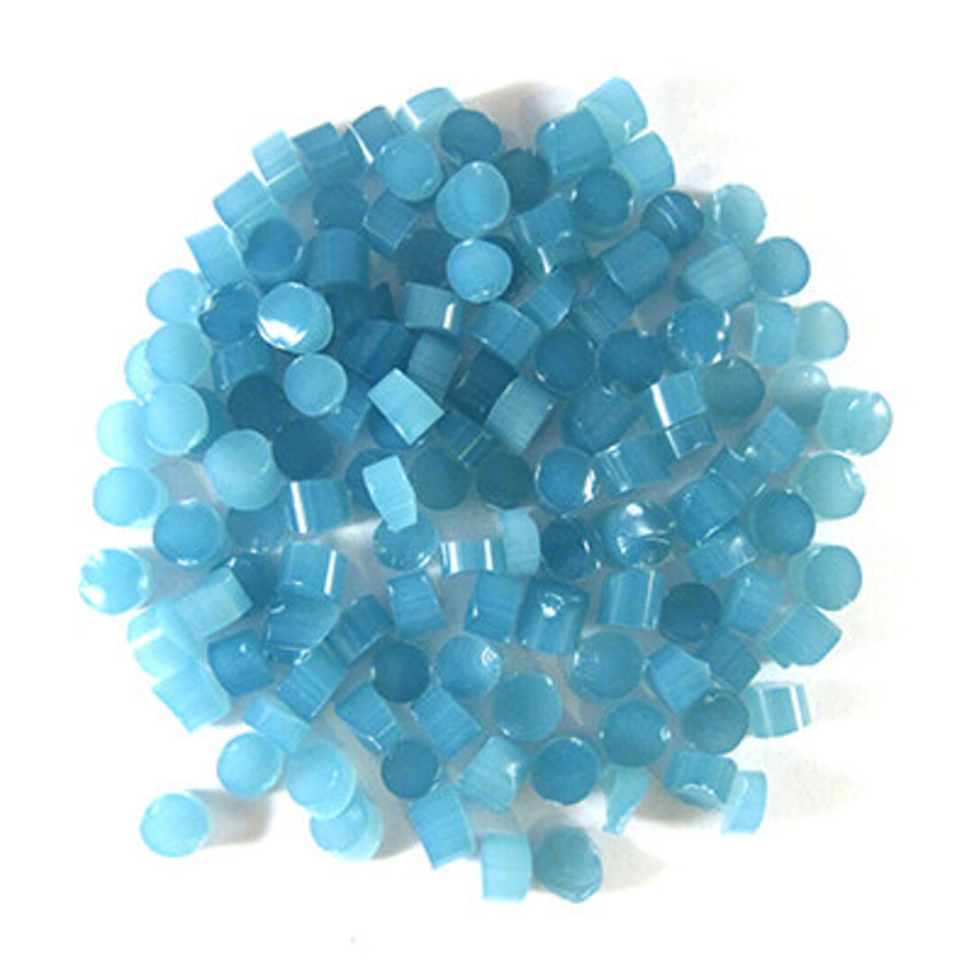 Powder Blue Dots D0108 Made From Bullseye Glass - Etsy