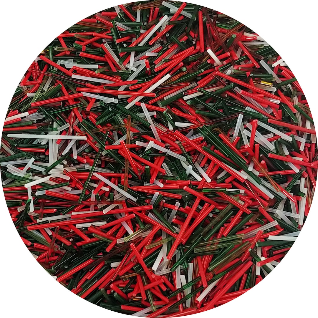 Holiday Stringfetti - COE 96 Fusible Glass Stringer Confetti 0.5oz ...